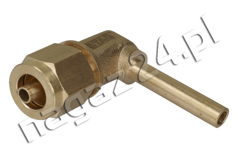 Kolano gazu rury PCV FI 6/6 kompletne STAG AC STAG. Zobacz!